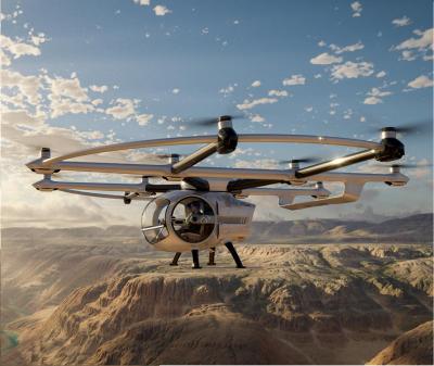 China Economy eVTOL with 12-Rotor Distributed Propulsion 5-Minute Battery Swap and 270° Panoramic Cabin for sale