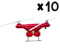 China Forest Firefighting UAV System with 10 UAV Swarm Capacity 500kg Fire Extinguishing Payload and 45 Min Flight Duration for sale