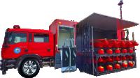 China Forest Firefighting UAV System with 10 UAV Swarm Capacity 500kg Fire Extinguishing Payload and 45 Min Flight Duration for sale