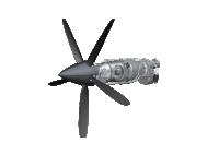 China TurboProp Engine with 600-kw to 1300kw Output Shaft Power, Low Fuel Consumption, and Compact Structure for General Aviation for sale