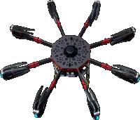 China Heavy-Duty Drone with 500kg Rated Load and 800V High-Voltage Power System for Dual-Drone Lifting ≥800kg for sale
