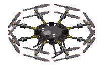 China Heavy-Duty Drone with 500kg Rated Load and 800V High-Voltage Power System for Dual-Drone Lifting ≥800kg for sale