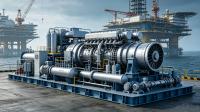 China 25MW DNV CCS Certified Gas Turbine Generator for Offshore Platform Use for sale