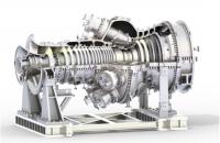 China 50MW Grade Gas Turbine Generator with Combined Cycle Output 70MW and 36.5% Efficiency for sale
