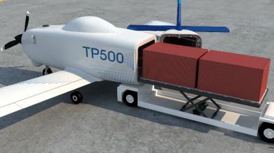 China TP500 Medium Fixed-Wing Cargo UAV with 500 kg Payload 500 km Range and Civil Airworthiness Certification for sale