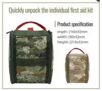 China TCCC Battlefield Rescue Standard First Aid Kit with 600D/1000D High-Density Waterproof Fabric and Modular Hanging System for sale