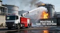 China 160m Vertical Reach Rapid Response Fire Water Cannon Truck with No Outrigger Support and 130 L/s Flow Rate for sale
