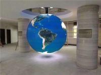China Ball Sphere LED Display Screen Customized Size RGB Curved LED Display Screen for sale