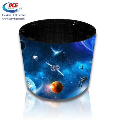 China Outdoor Ultra Thin Flexible Led Display Screen 5000 Nits Novastar Control System for sale