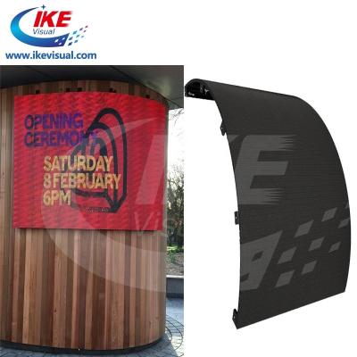 China Outdoor Flexible Stage Background LED Display Screen P4 IP65 Curved Waterproof for sale