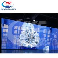 China HD Mesh 3D Transparent LED Module Glass Transparent Advertising Display for sale