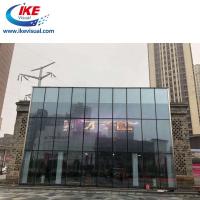 China Outdoor Transparent LED Display Screen P5 IP65 Waterproof For Store for sale