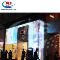 China Lightweight Window Transparent LED Display Full Color 4500nits Waterproof for sale