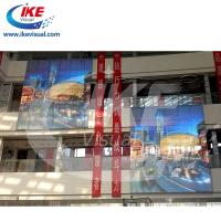 China See Through Glass Wall Transparent LED Display IP43 Low Power Consumption for sale