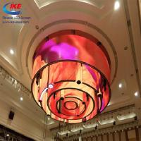 China Bending P2.5 Indoor LED Display IP42 Soft Rubber 1000 Nits Customized for sale