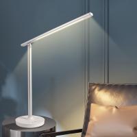 China Line Shape Simple White LED Desk Lamp Touchable DC 5V 6000K Aluminum Alloy for sale