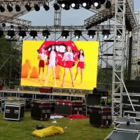 China Portable Outdoor Rental LED Display Screen Back Service IP65 For Stage Mall Using for sale