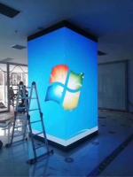 China P2 P3 P4 LED Display Screen Indoor / Outdoor Seamless L Shape 90 Degree For Corner for sale