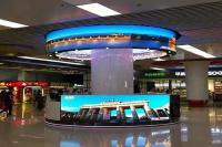 China Flexible Curved LED Display Screen IP43 Stage Background P4 Indoor LED Display for sale