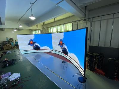 China Splicing P3 Indoor LED Display Screen Video Wall Curved SMD 1515 for sale