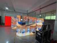 China IP43 Indoor LED Display Screen Curved Video Wall 1920hz For Store for sale