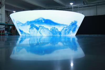 China Indoor P3 Flexible LED Panel Screen Display Splicing Full Color For Advertising for sale