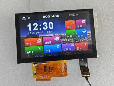 China 800x480 5 Inch TFT LCD Display IPS Touch Screen LCD Display With 40 Pin RGB Interface for sale