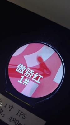 China 2.1 Inch 480x480 Circle LCD TFT Screen 16.7M Colors for Portable Devices for sale