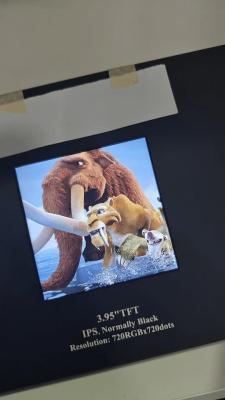 China 3.95 Inch TFT LCD Display Module 350 cd/m2 Square TFT Display 720x720 for sale