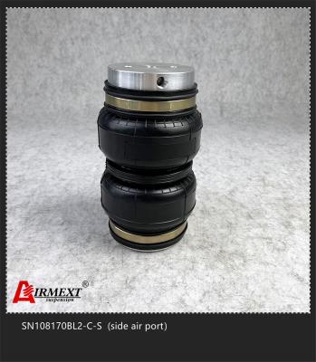 China Double Convolute Rubber Air Spring Air Bag Shock Absorber SN108170BL2-C for sale