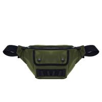 China Green Color Fanny Hip Pack , Nylon Fanny Waist Bag Lightweight for sale