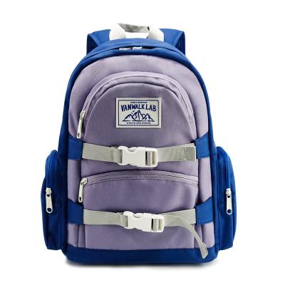 China Nylon School Bags Backpack , Blue Student Bags For Outdoor Travel Camping for sale
