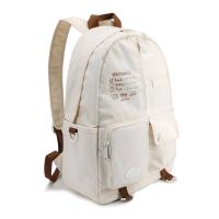 China Beige Fashion School Bags Backpack Rucksack Casual Style 16.5 Inch Size for sale