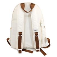 China Beige Fashion School Bags Backpack Rucksack Casual Style 16.5 Inch Size for sale