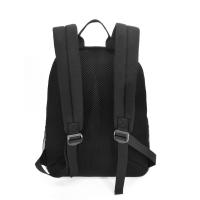 China Fabric Soft Nylon Backpack Black Water Repellent For Outdoor Travel for sale