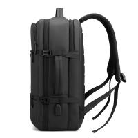 China Customized Black Laptop Bag Backpacks With Zipper Closure Lightweight for sale