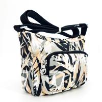 China Compact Sling Over Shoulder Bag With Fabric Lining Zipper Closure for sale