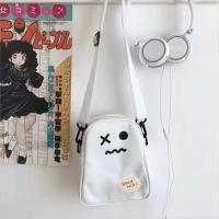 China Females Cute Shoulder Crossbody Bags Black Color With Adjustable Strap for sale