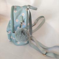 China Zipper Closure Fashionable Mini Backpacks Unisex Design Canvas Material for sale