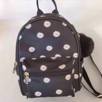 China Canvas Fashionable Mini Backpacks With Exterior Zipper Pocket Unisex Style for sale