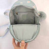 China Small Blue Fashionable Laptop Bag Backpack With Zipper Closure for sale
