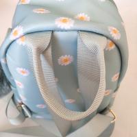 China Small Blue Fashionable Laptop Bag Backpack With Zipper Closure for sale