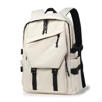 China Unisex Nylon School Bags Backpack Zipper Closure With 2 Inner Pockets for sale