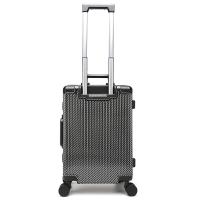 China 20 24 28 ABS+Pc Large Capacity Airport Luggage Trolley With Expandable Zipper for sale