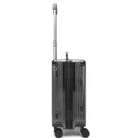 China 20 24 28 ABS+Pc Large Capacity Airport Luggage Trolley With Expandable Zipper for sale