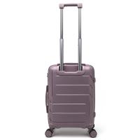 China Pink PP Luggage Set Airport Luggage Carts Travel Trolleys With Platform for sale