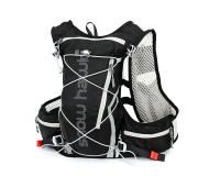 China Black Lightweight Hiking Camping Bag Sports Cycling Backpack With Adjust Belt for sale