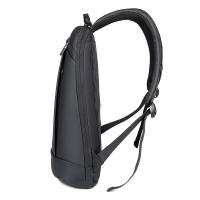 China ready goods black waterproof material laptop backpack EVA padded back for sale