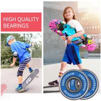 China High Speed Precision 608 ZZ Skateboard Bearing 608 Rs 8x22x7mm Roller Longboard Skateboard Ball Bearing for sale