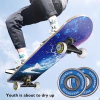 China High Speed Precision 608 ZZ Skateboard Bearing 608 Rs 8x22x7mm Roller Longboard Skateboard Ball Bearing for sale
